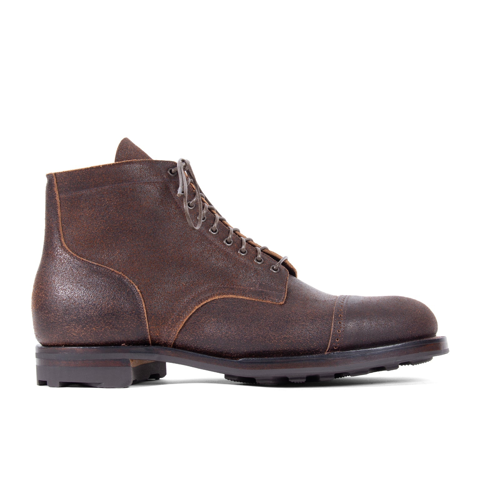 Service Boot | Washed Brown Waxed Flesh – VIBERG